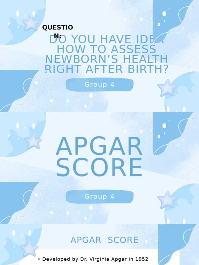 Newborn Health Assessment: APGAR & Care | PDF | Infants | Breastfeeding