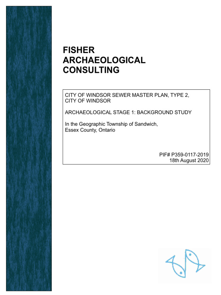 APPENDIX I Stage 1 Archaeology Assessment Report | PDF | Earth Sciences ...