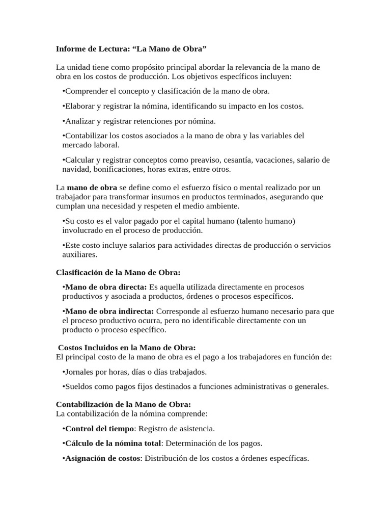 Informe de Lectura Unidad 4 | PDF | Salario | Pensión