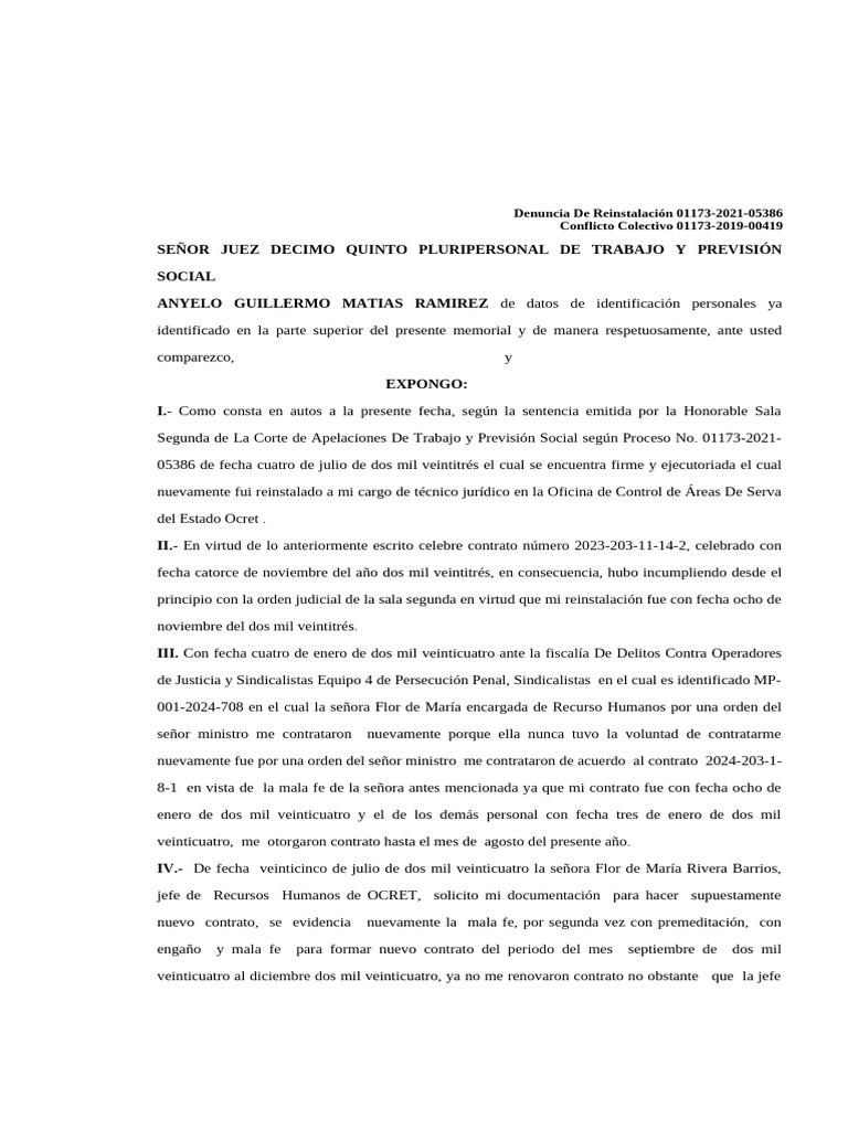 Incidente de Reistalacion Certificando Lo Conducente | PDF | Sentencia (ley) | Multa (pena)