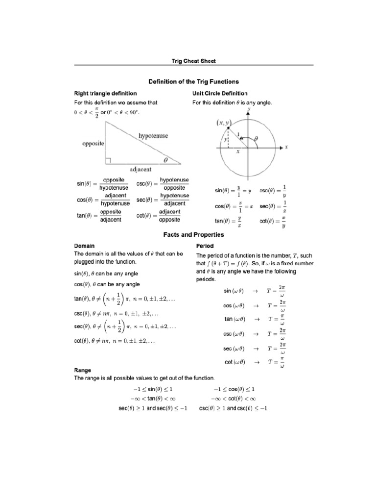 Trig Identity1 | PDF