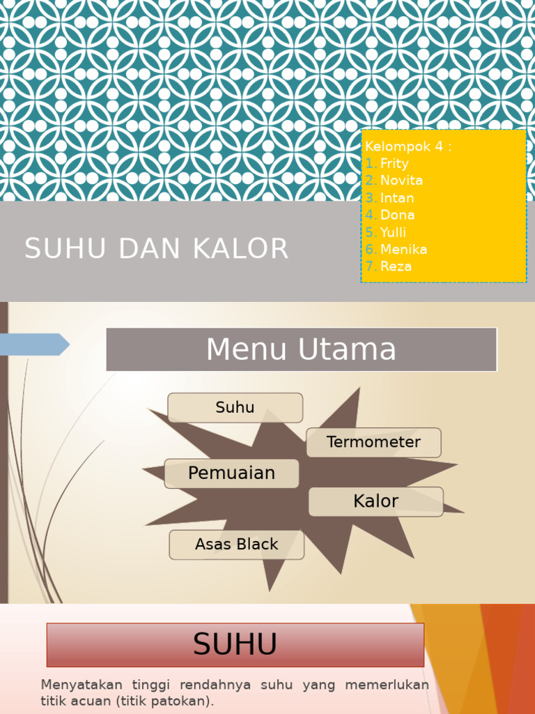 Mind Mapping Suhu dan Kalor Kelas 11 | PDF