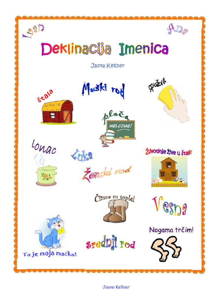 Deklinacija Imenica | PDF