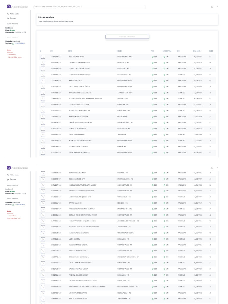 Pesquisa CPF 2 | PDF