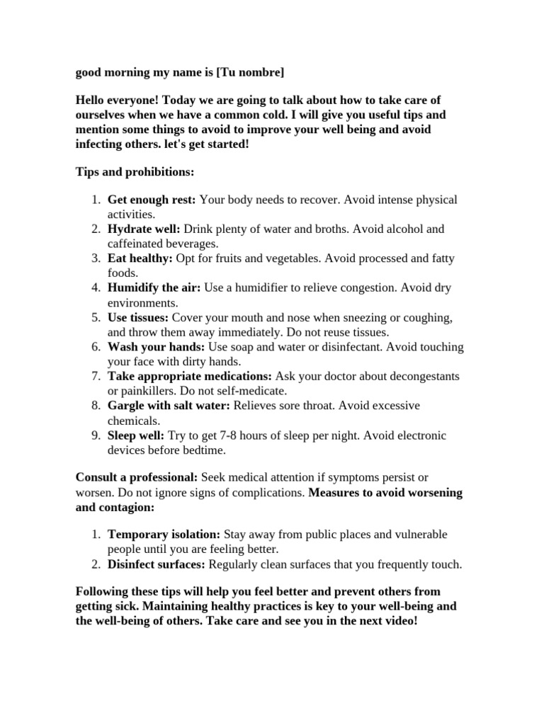 Good Morning My Name Is | PDF