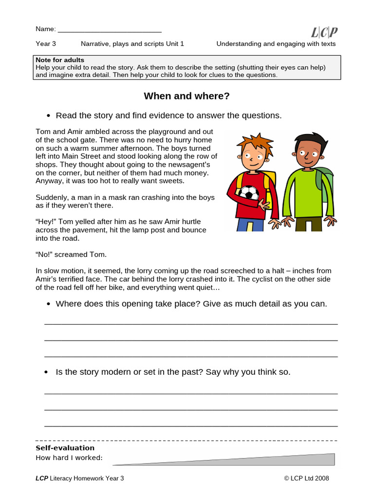 Year 3 Narrative Text Engagement Guide | PDF