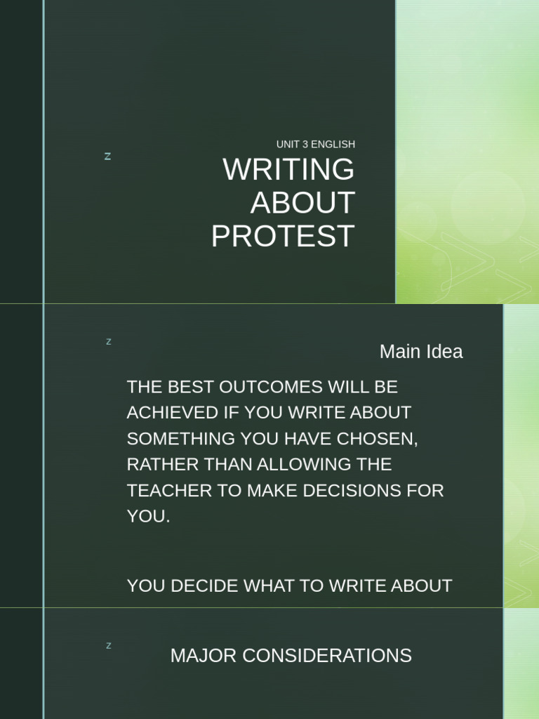 Writing About Protest | PDF