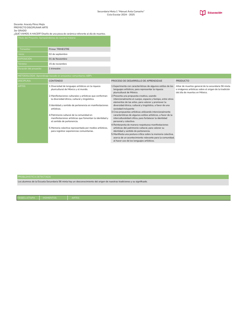 Plan Clase 1ro | PDF | Color