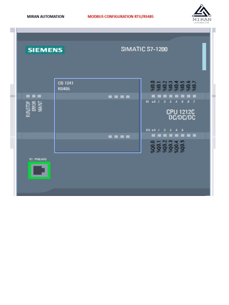 Modbus Communication Via TIA PORTAL | PDF