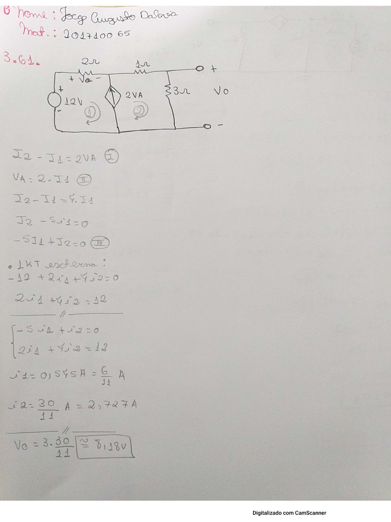 Lista 3 - 1 Avd | PDF