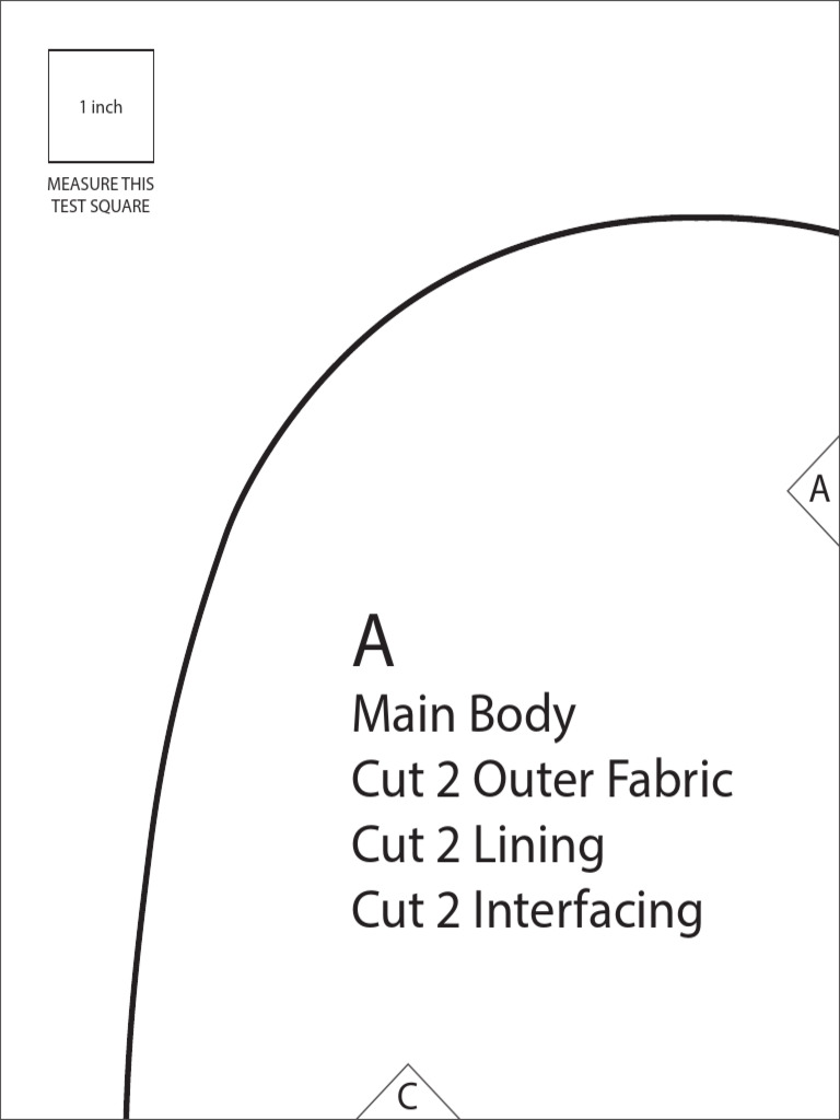 SF Mini Backpack Pattern Draft 2 | PDF