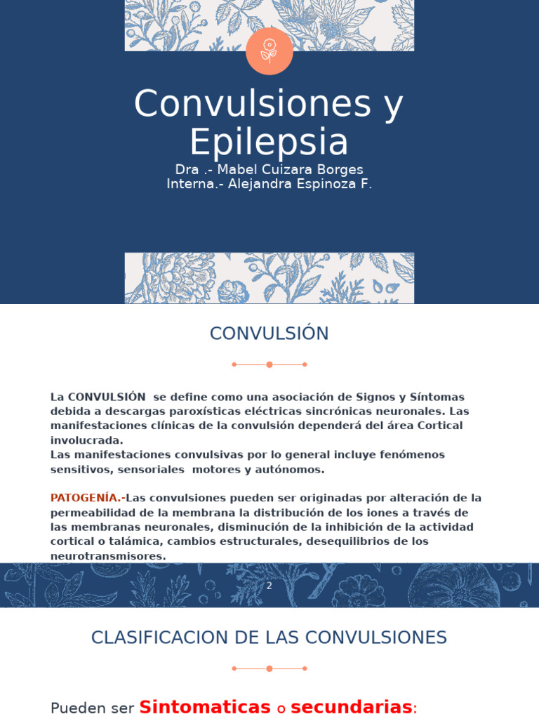 Convulsion y Epilepsia | PDF | Epilepsia | Medicina CLINICA