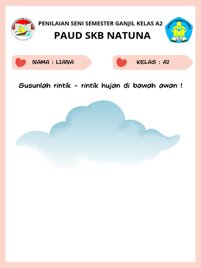 Penilaian Seni Kelas A2: Rintik Hujan | PDF