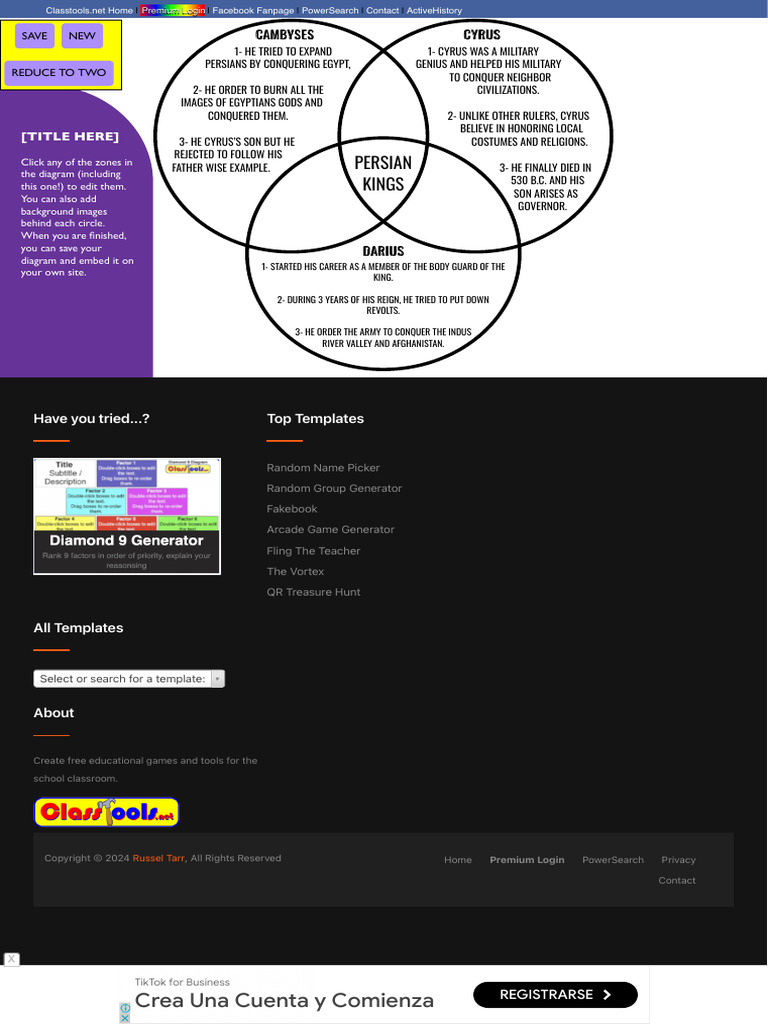 Free Venn Diagram Generator | PDF | Cyrus The Great | Achaemenid Empire