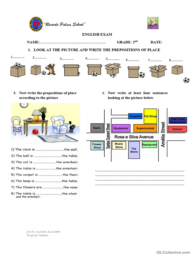 Preposition of Place 3 | PDF