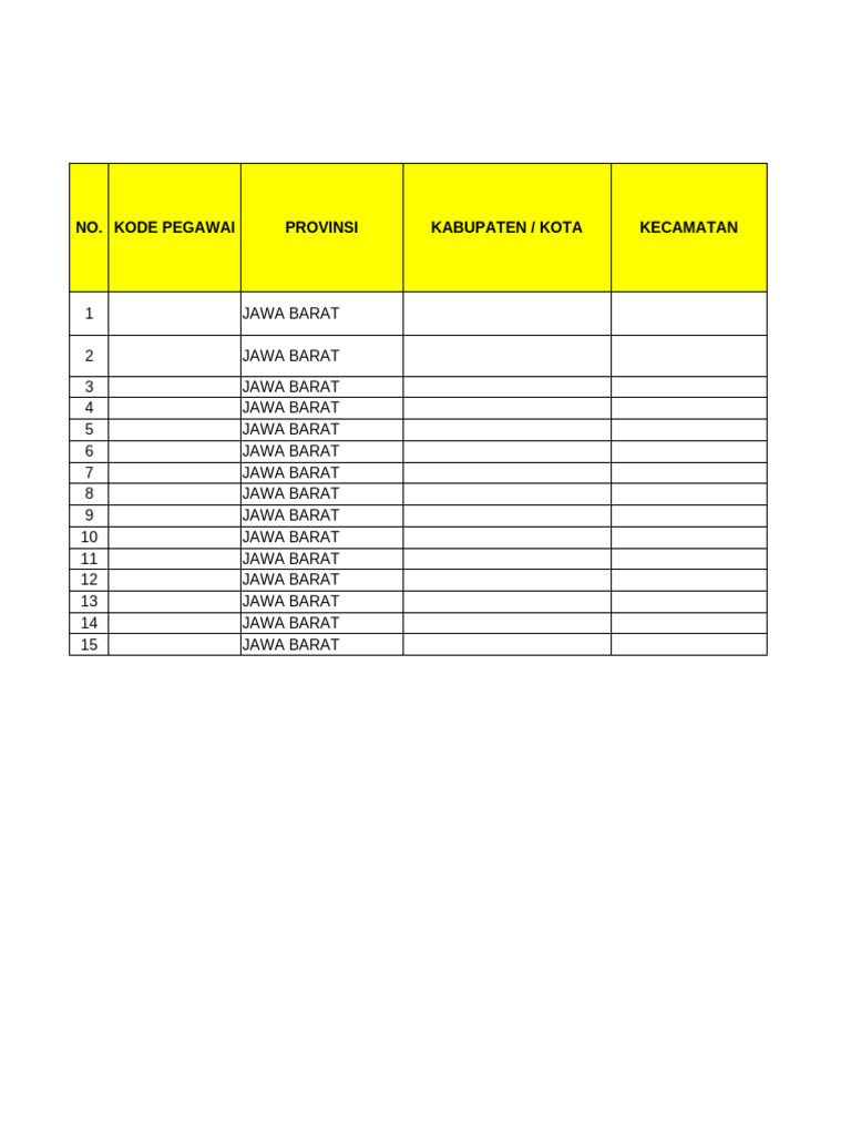 Format Rekapitulasi | PDF