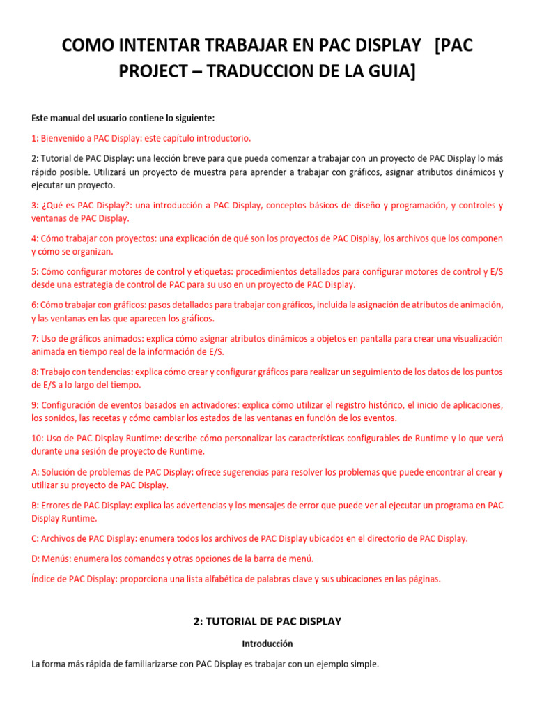 Como Trabajar en Pac Display | PDF | Botón (Computación) | Ventana ...