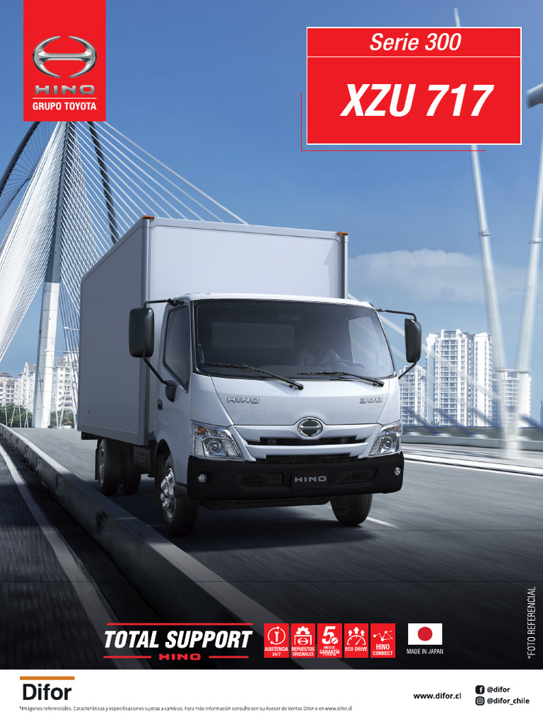 Hino Xzu 717 | PDF | Eje | Vehículos