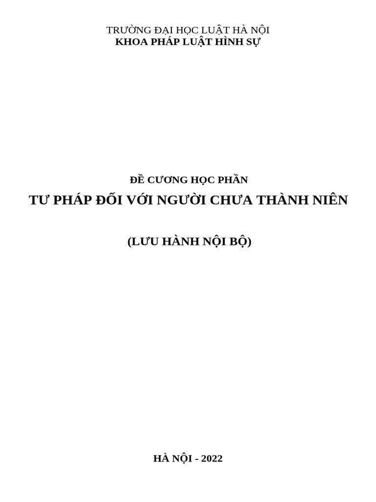 Tu Phap Nguoi Chua TN - 2TC | PDF