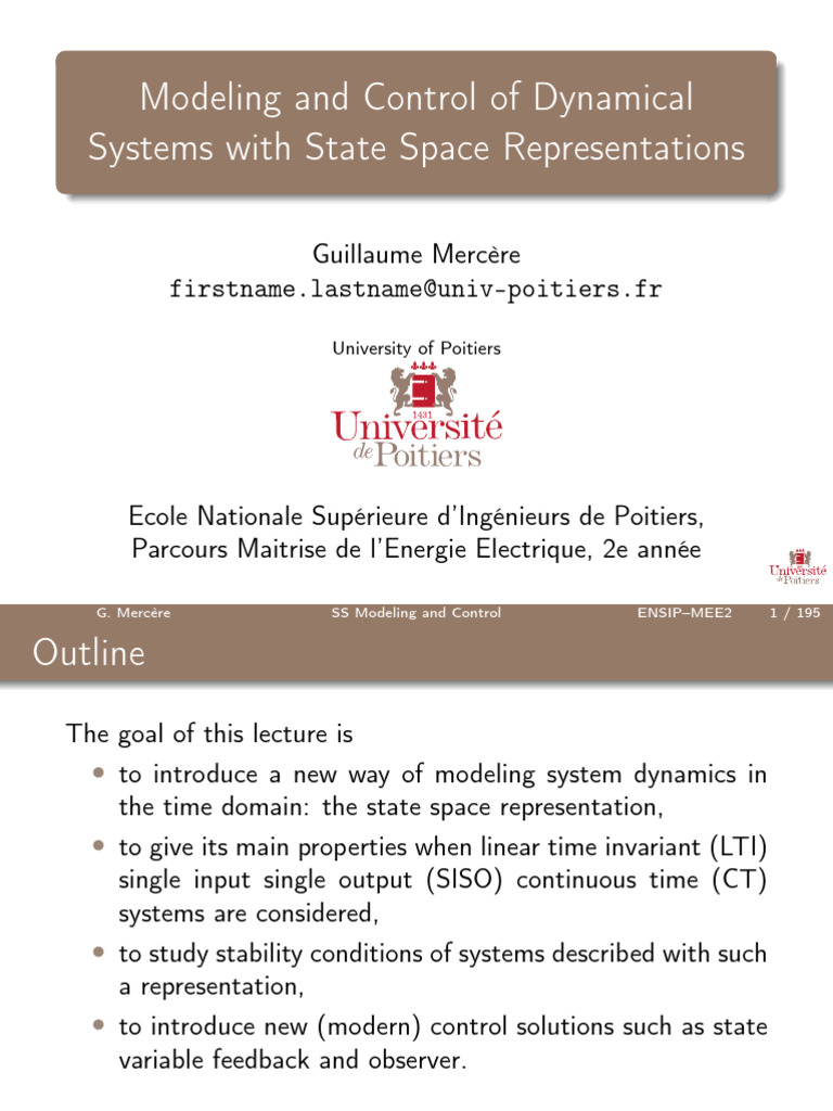 Slides de Cours | PDF | Eigenvalues And Eigenvectors | Matrix (Mathematics)