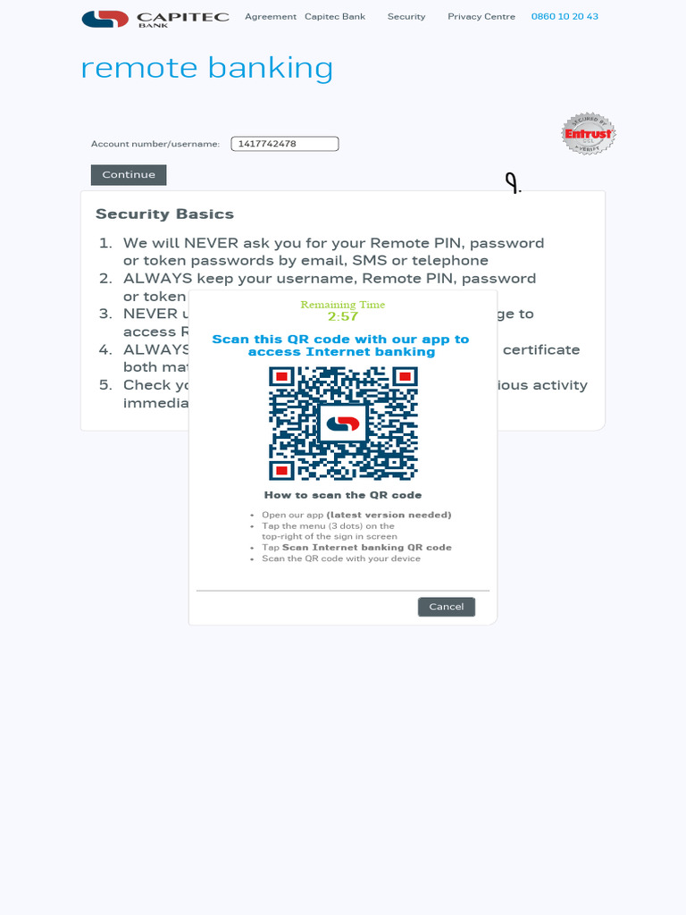 Internet Banking Capitec Bank 2 | PDF