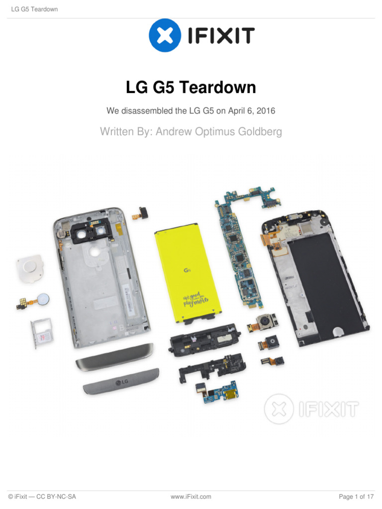 Esquematico LG G5 H840 | PDF | Smartphone | Camera