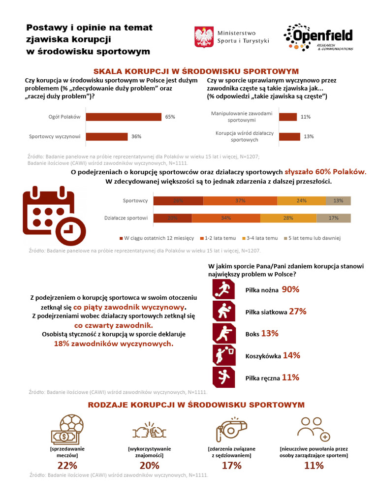 Zjawisko Korupcji - Infografika | PDF