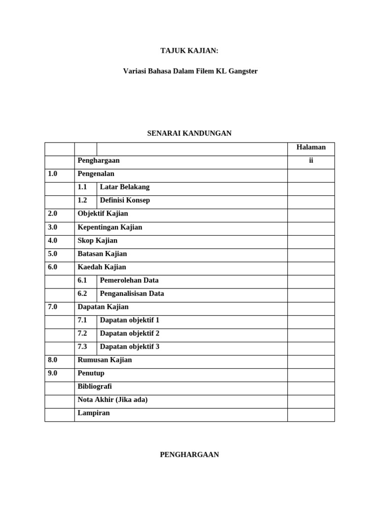 TEMPLATE PENULISAN ESEI ILMIAH Sem 3 | PDF