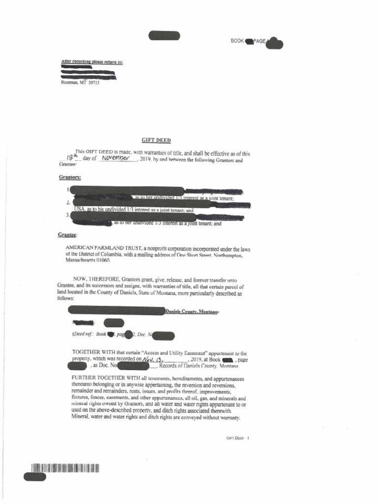 Gift-Deed Sample | PDF