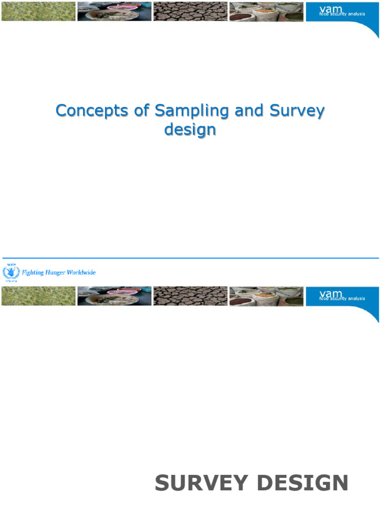 Concepts of Sampling and Survey Design | PDF | Sampling (Statistics ...