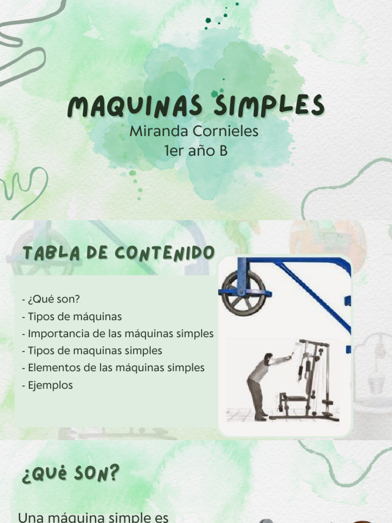 Maquinas Simples | PDF