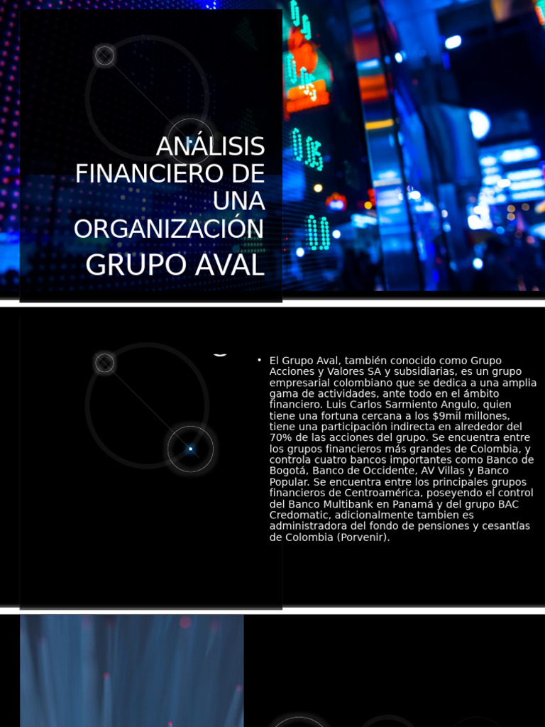 ACT4. PresentaciónAnálisis Financiero de Una Organización | PDF | Dinero | Economias