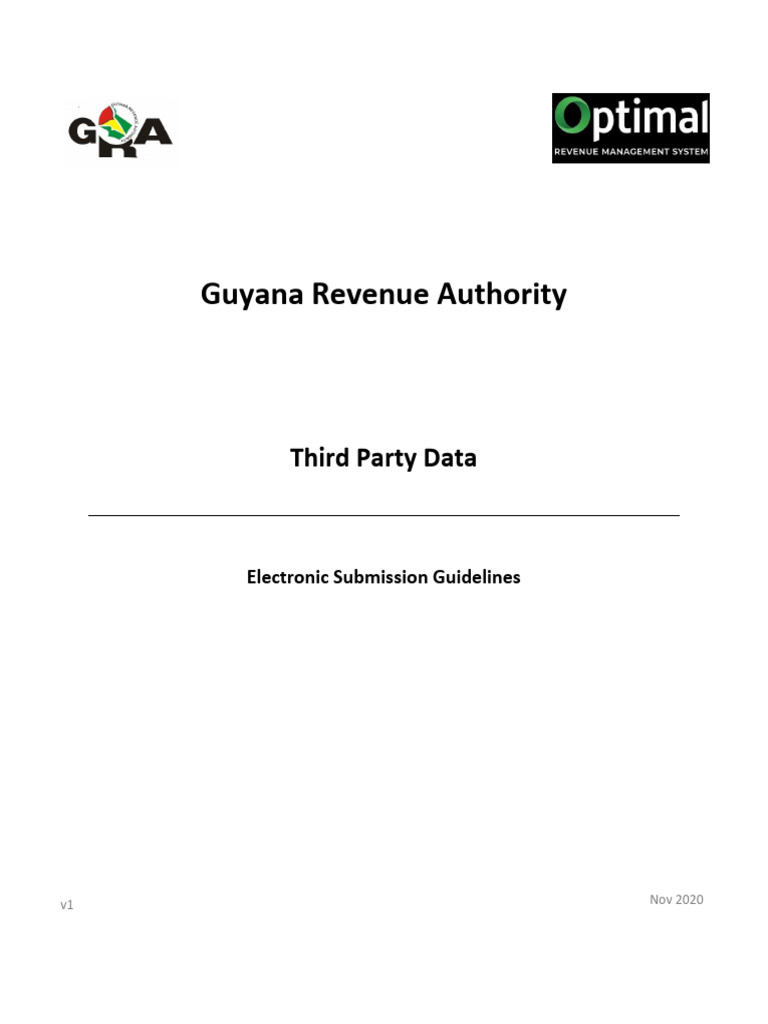 Third Party Data Guide. | PDF | Comma Separated Values | Computing