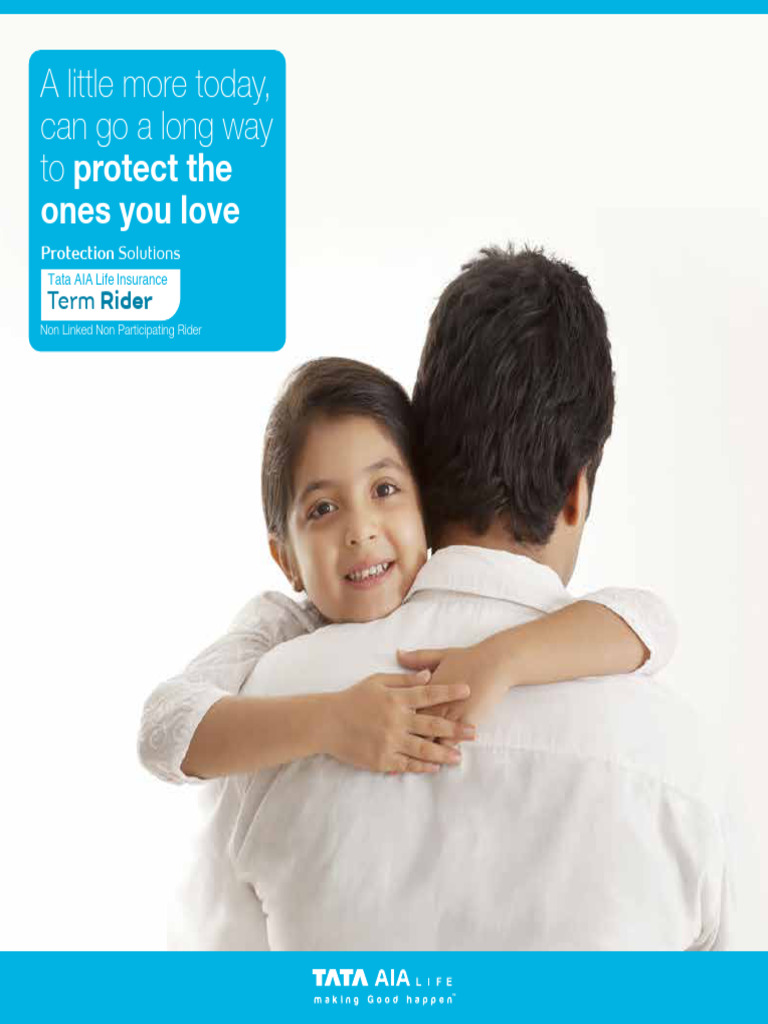 Term Rider Brochure | PDF | Insurance | Life Insurance