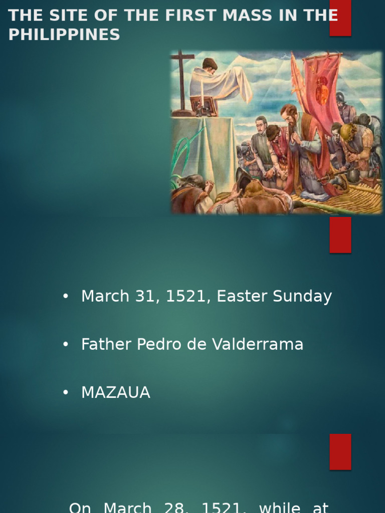 First Mass in Limasawa by Father Valderrama | PDF
