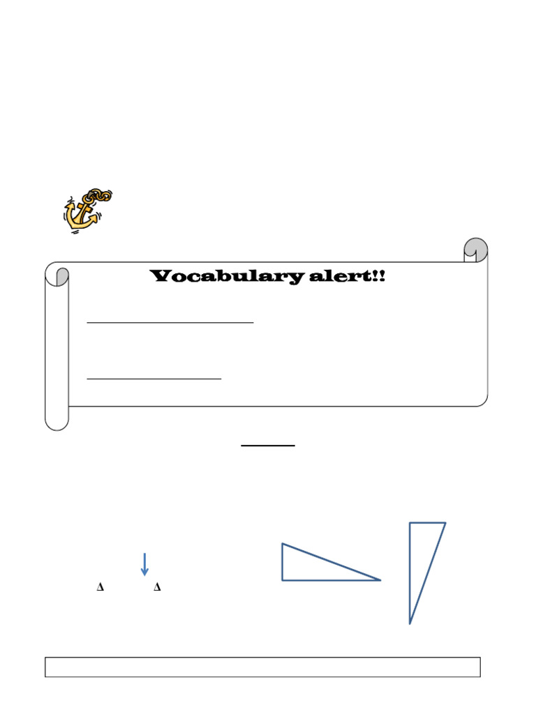 Notes - Congruent and Similar Figures | PDF | Classical Geometry ...