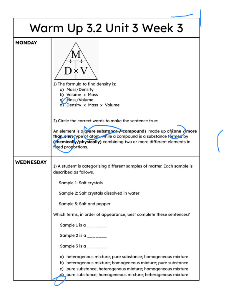 WU 3.3 - Unit 3 Week 3 | PDF