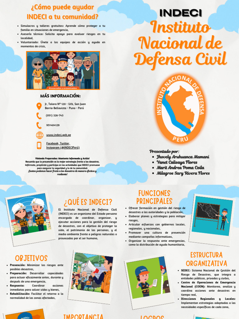 INDECI | PDF | Defensa Civil