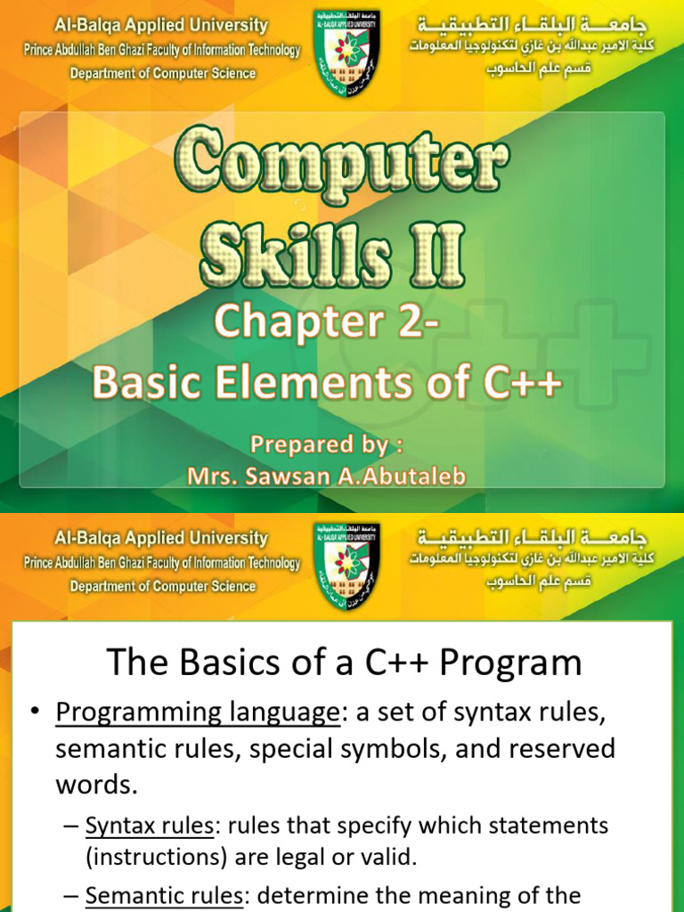 Chapter 2v2 Pdf Boolean Data Type Integer Computer Science 2295