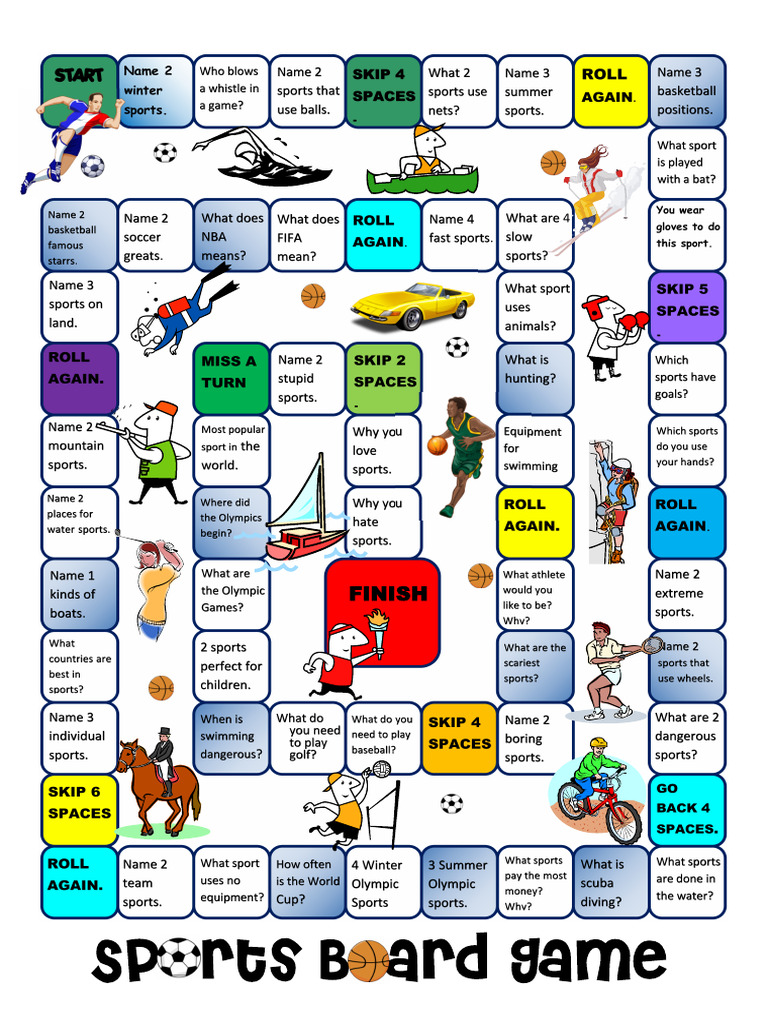 Sports Boardgame Boardgames Games Icebreakers Oneonone Activities W ...