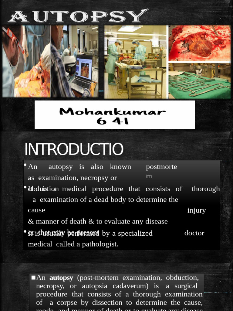 Autopsy | PDF | Autopsy | Clinical Medicine