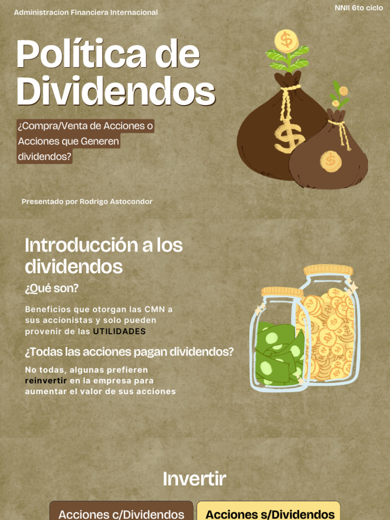 Dividendos R.A NNI | PDF