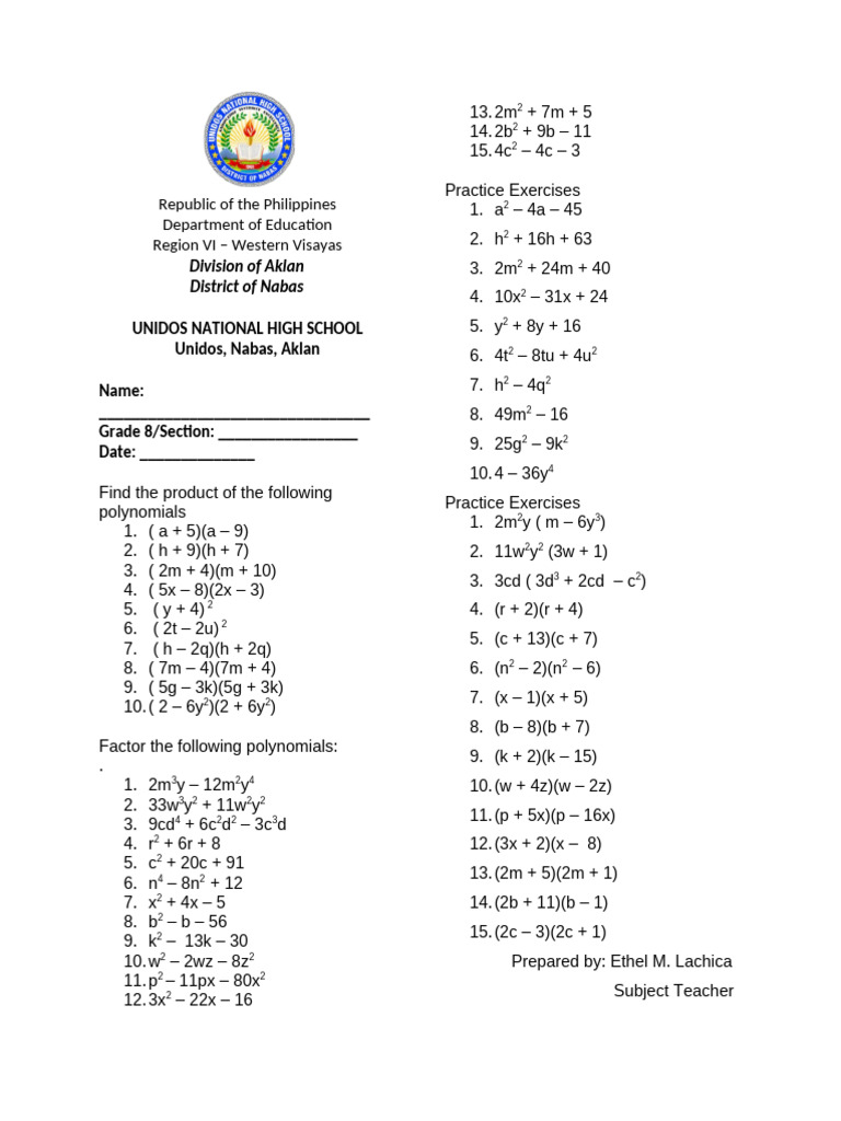 Grade 8 Modules | PDF
