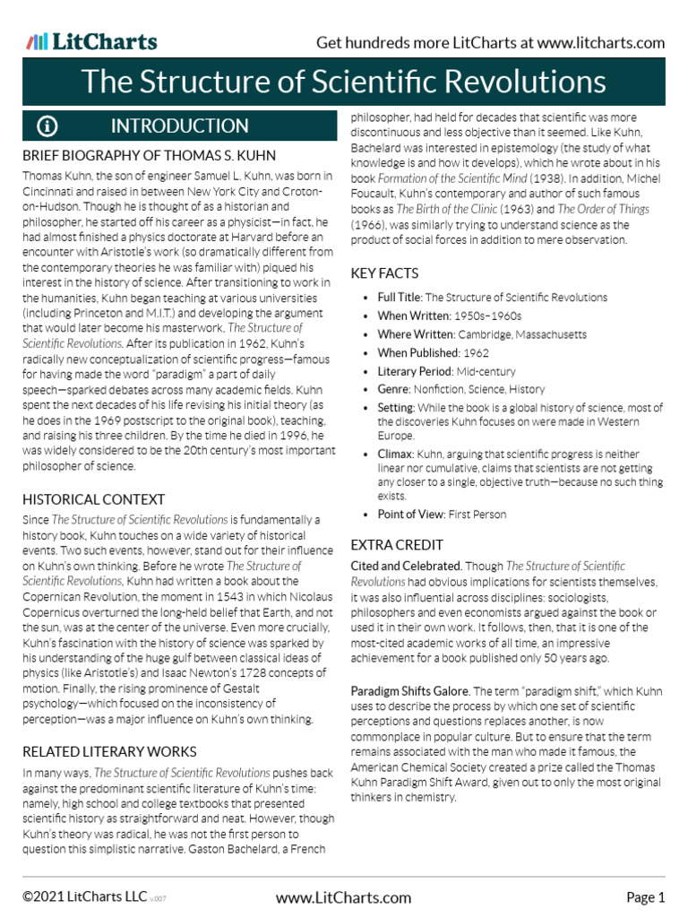 The Structure of Scientific Revolutions | PDF | Paradigm | Science