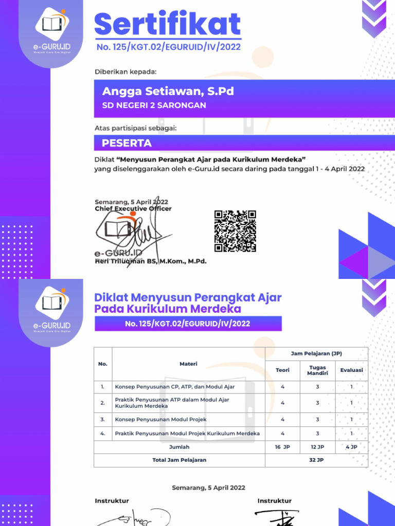 Penyusunan Modul Ajar Kurikulum Merdeka | PDF