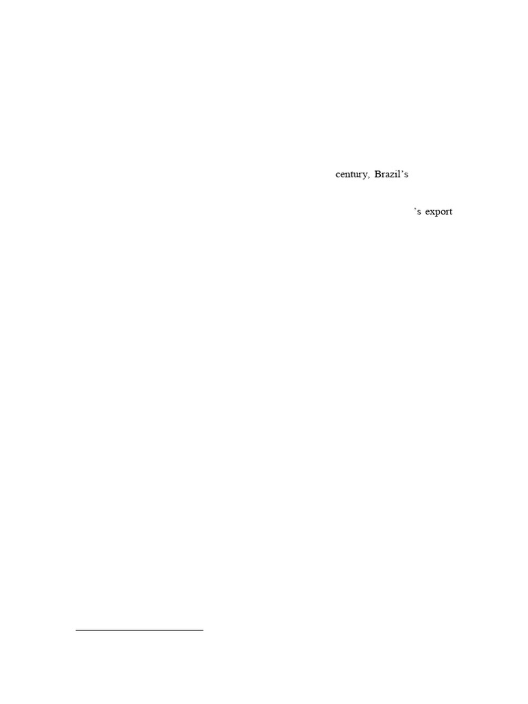Brazilian Coffee Boom: 1827-1840 Analysis | PDF | Coffee | Market ...
