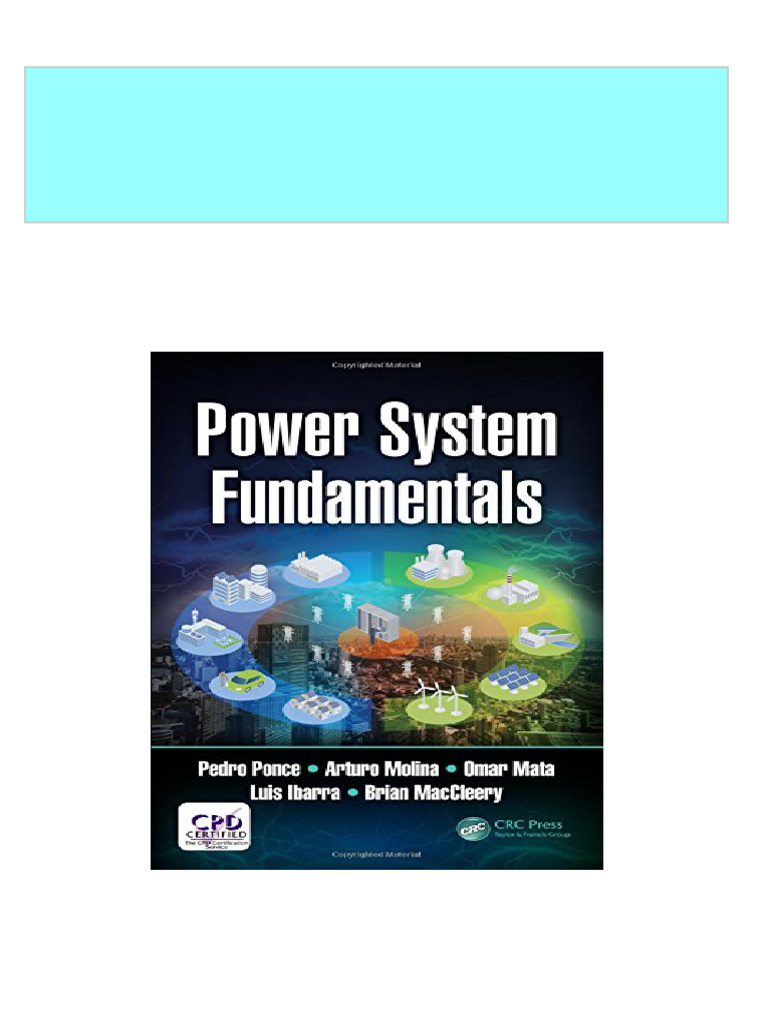 (Ebooks PDF) Download Power System Fundamentals 1st Edition Pedro Ponce ... (Ebooks PDF) Download Power System Fundamentals 1st Edition Pedro Ponce ...