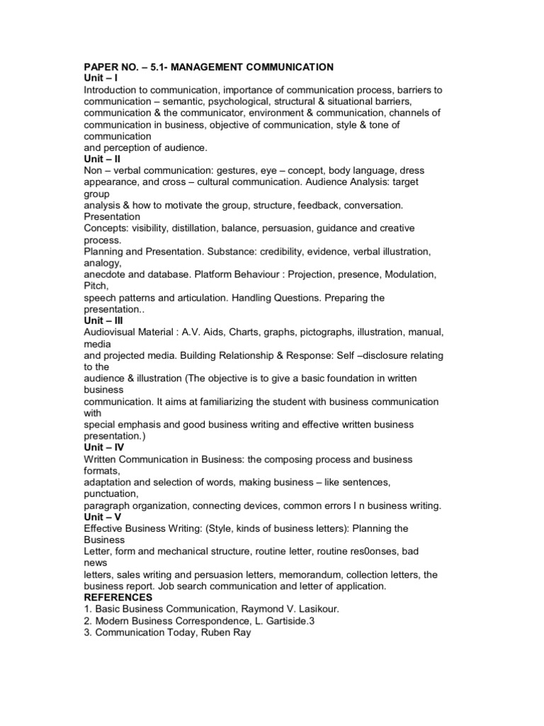 BBA 5th Semester Subjects Overview | PDF