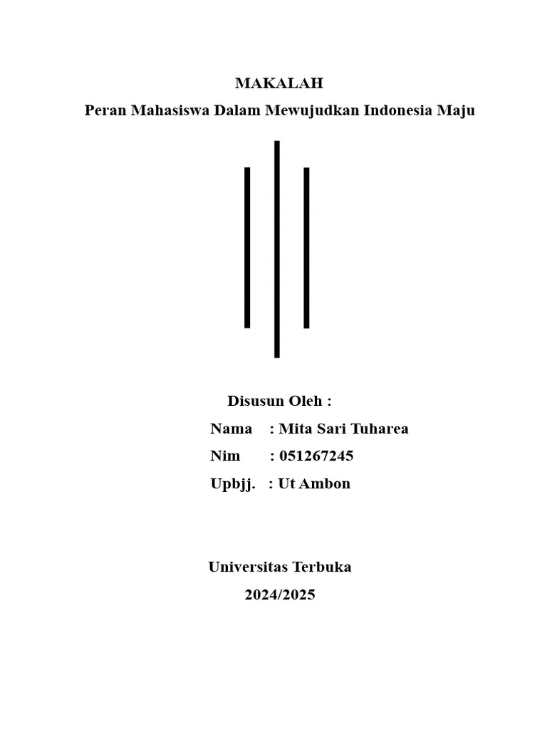 Tugas 2 Makalah Bhs Indo | PDF