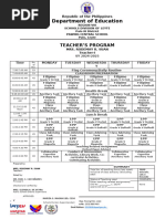 Second Periodical Test Schedule S. Y. 2024 2025 | PDF